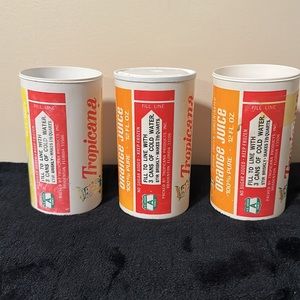 Tropicana | Other | Vintage Tropicana 2 Oz Orange Juice Containersset ...